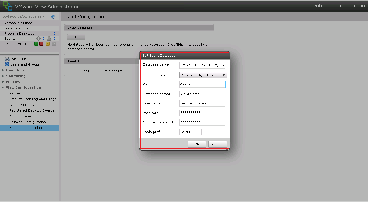 Event Database 5 – VMFocus