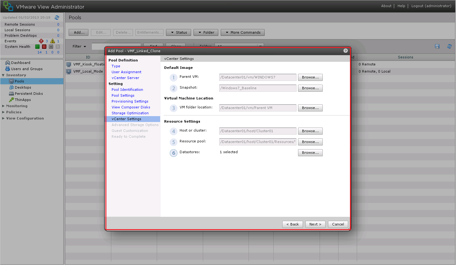 VMware View – Objective 3.1 Configure Automated Pools Using Linked Clones – VMFocus