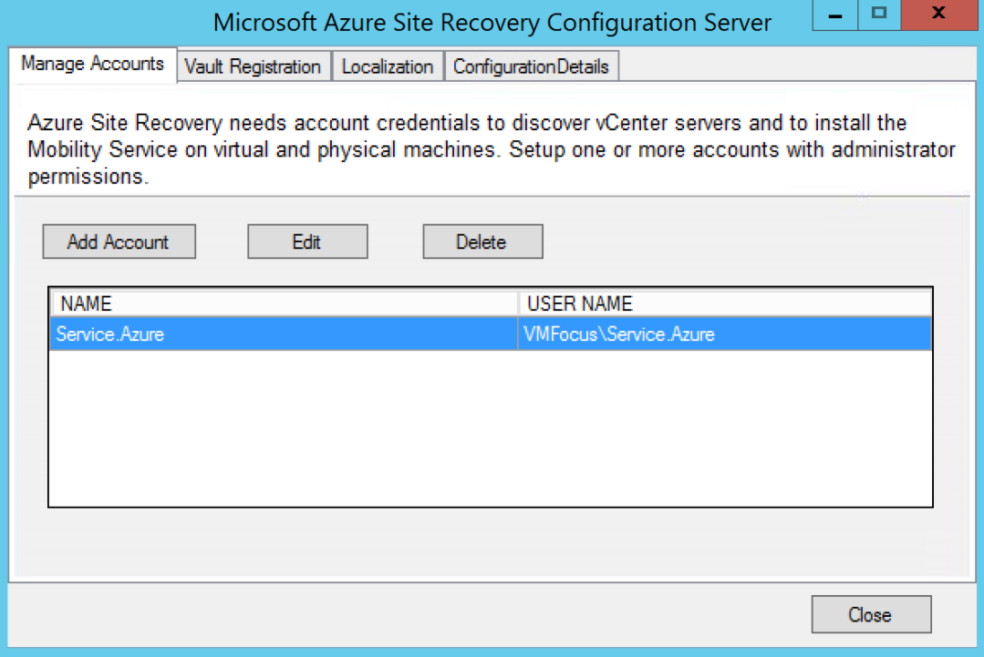 Azure Site Recovery – How Do I Add Credentials? – VMFocus
